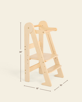 Mini Chef Foldable Helper Tower by Piccalio® - Smart Wooden Play